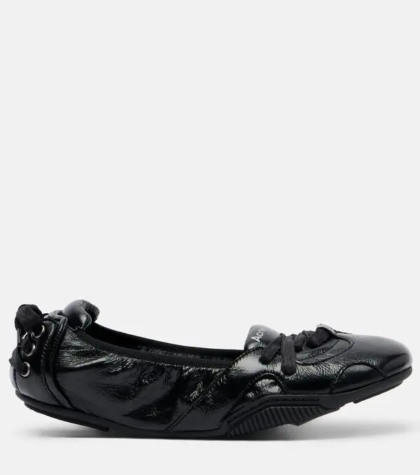 Acne Studios Leather Ballerina Flats
