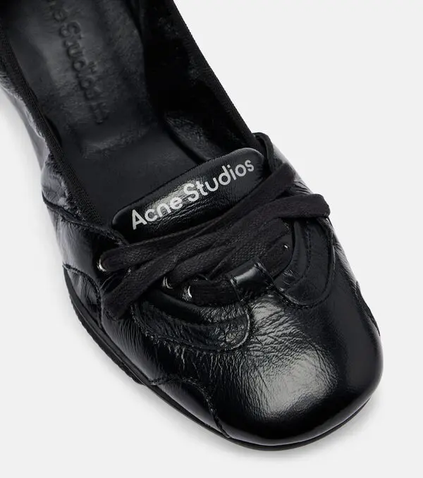 Acne Studios Leather Ballerina Flats