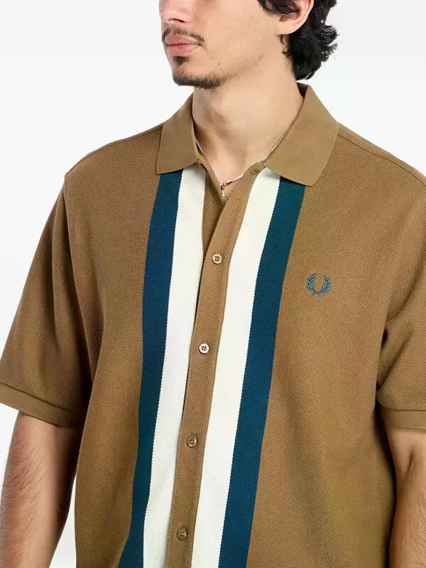 Fred Perry Panelled Buttoned Shirt