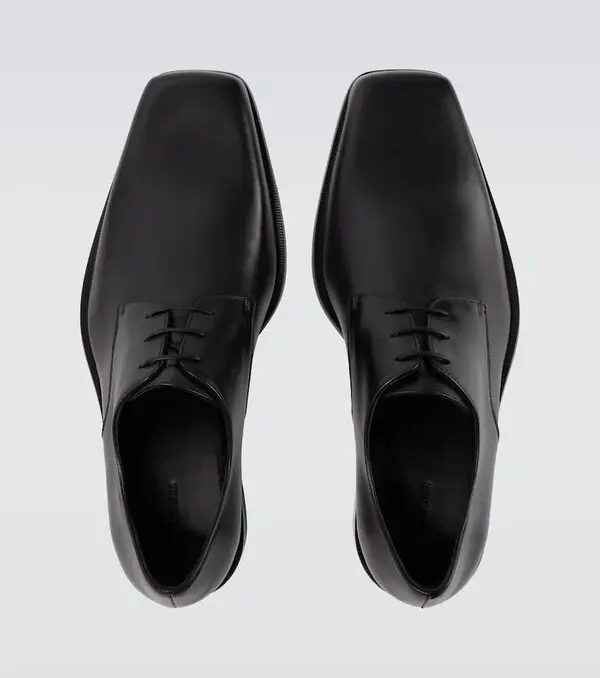 Balenciaga Concorde Leather Derby Shoes