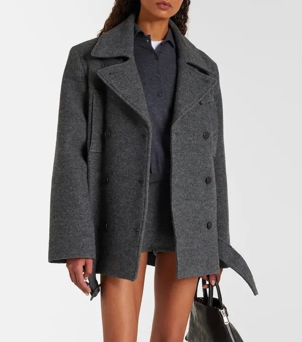 THE FRANKIE SHOP Scothern Virgin Wool Pea Coat