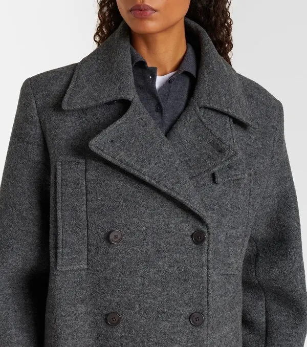 THE FRANKIE SHOP Scothern Virgin Wool Pea Coat