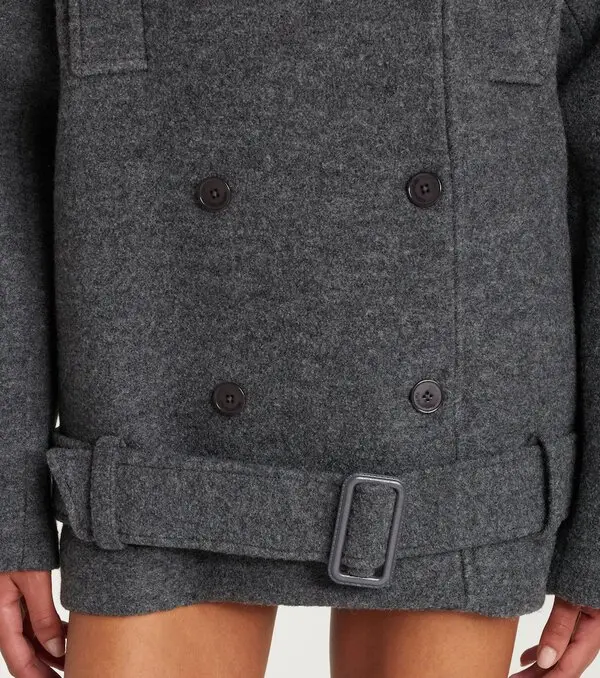 THE FRANKIE SHOP Scothern Virgin Wool Pea Coat