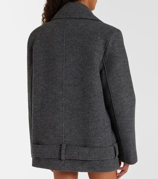 THE FRANKIE SHOP Scothern Virgin Wool Pea Coat