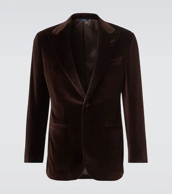 Thom Sweeney Cotton Velvet Blazer