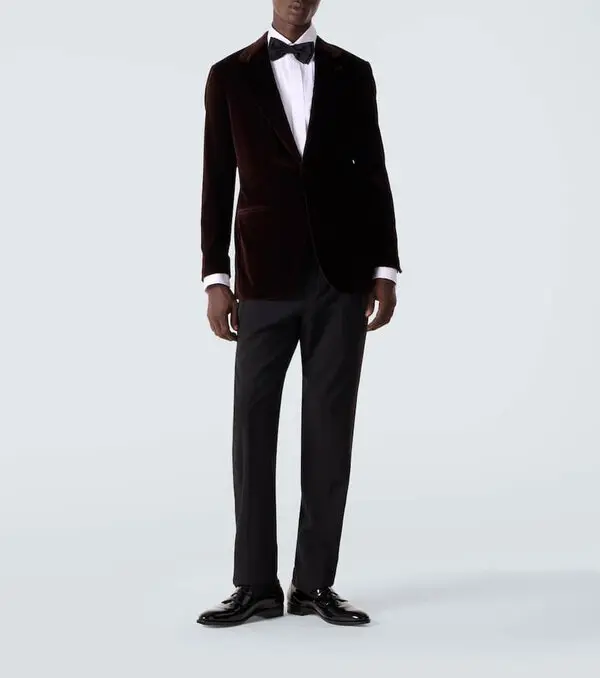 Thom Sweeney Cotton Velvet Blazer