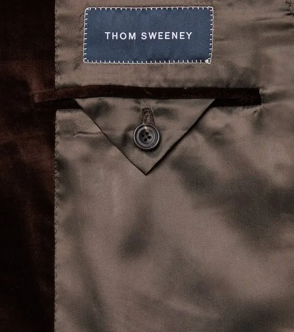 Thom Sweeney Cotton Velvet Blazer