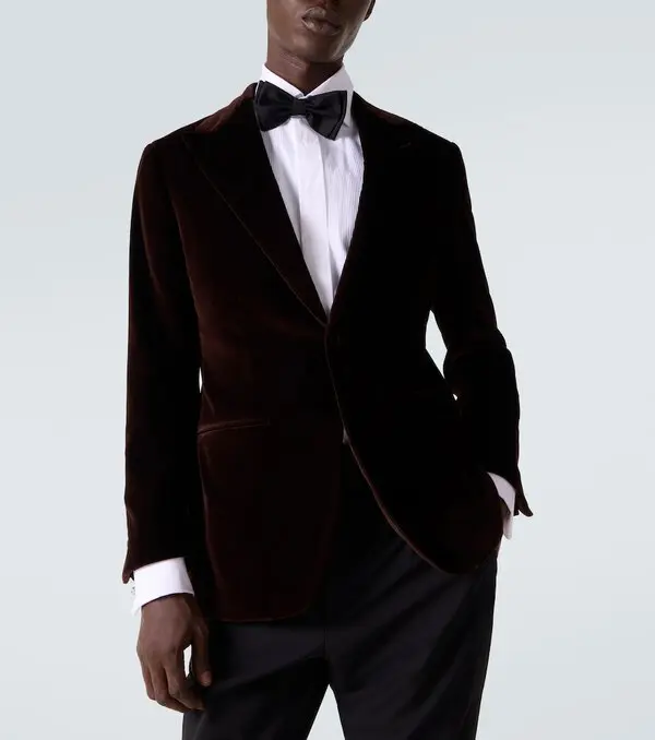 Thom Sweeney Cotton Velvet Blazer