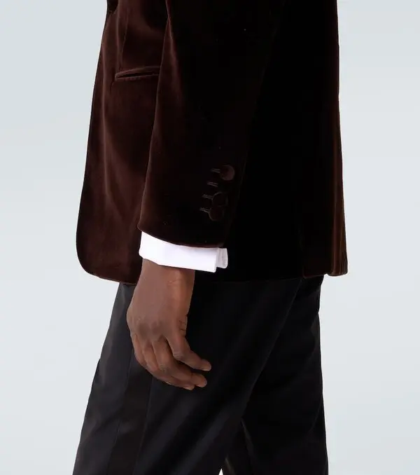 Thom Sweeney Cotton Velvet Blazer