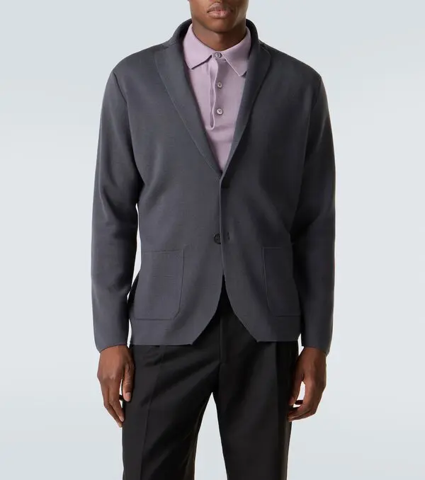 Thom Sweeney Wool Blazer - Grey