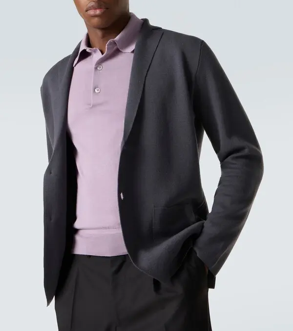 Thom Sweeney Wool Blazer - Grey