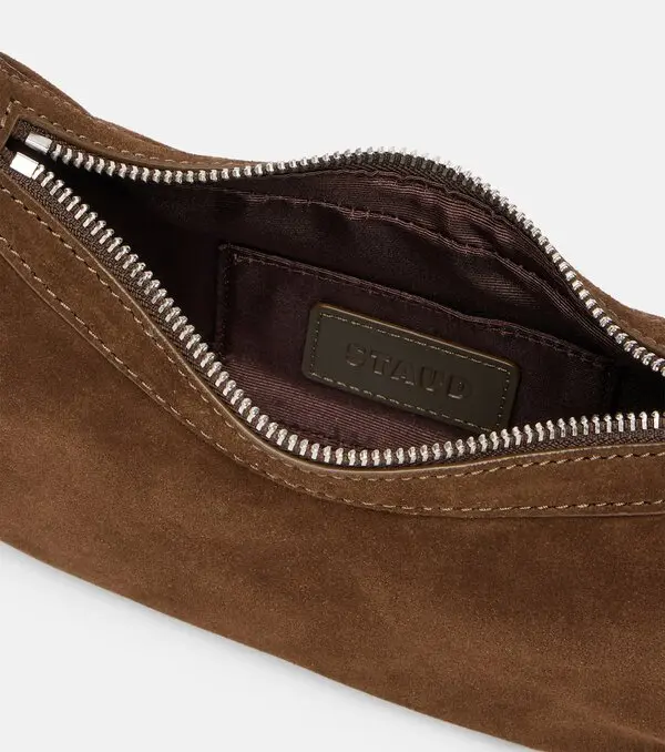 Staud Owen Suede Shoulder Bag - Brown