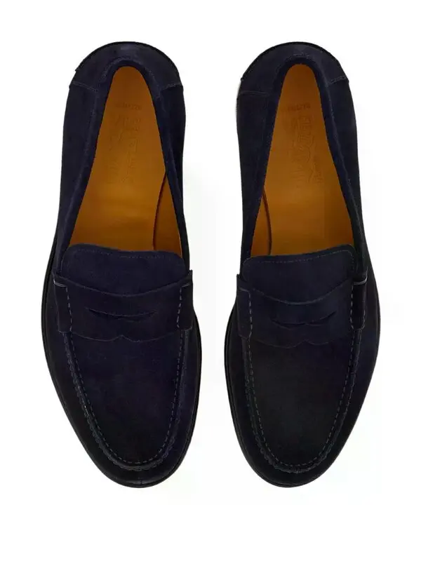 FERRAGAMO Tramezza Velvet Loafers