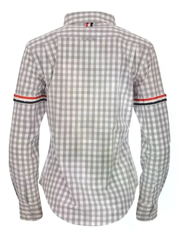 Thom Browne Gingham Shirt With Armbands