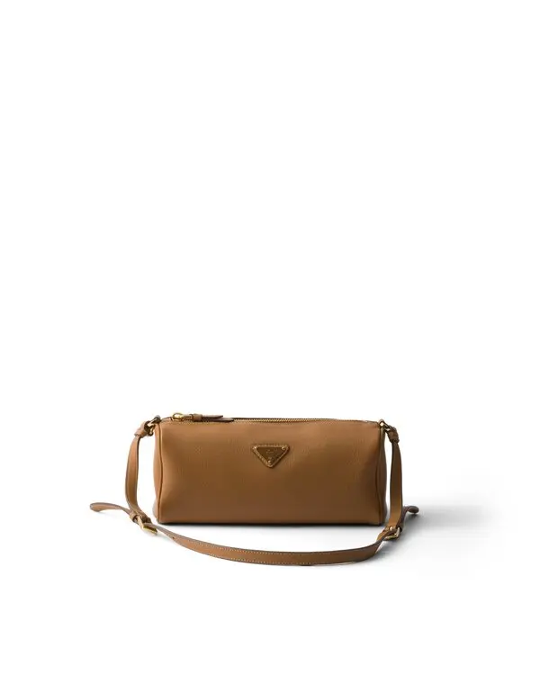Prada Leather Pouch - Brown