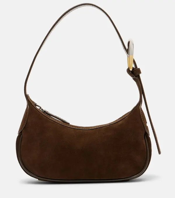 Staud Owen Suede Shoulder Bag - Brown