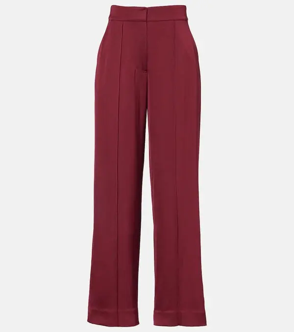 Simkhai Kyra Satin Wide-leg Pants