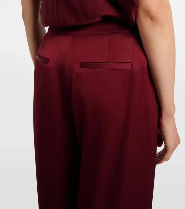 Simkhai Kyra Satin Wide-leg Pants