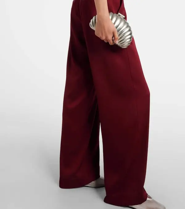Simkhai Kyra Satin Wide-leg Pants