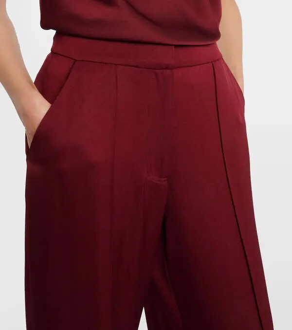 Simkhai Kyra Satin Wide-leg Pants
