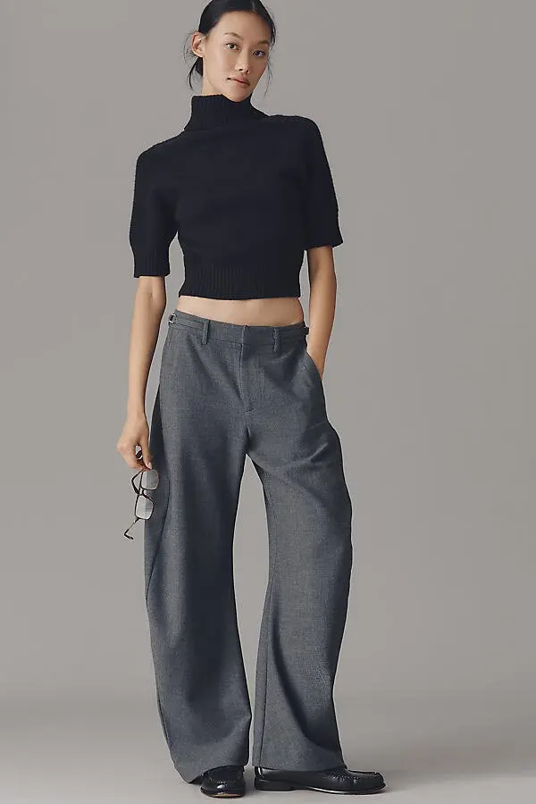 Maeve Draped Relaxed Curve Pants