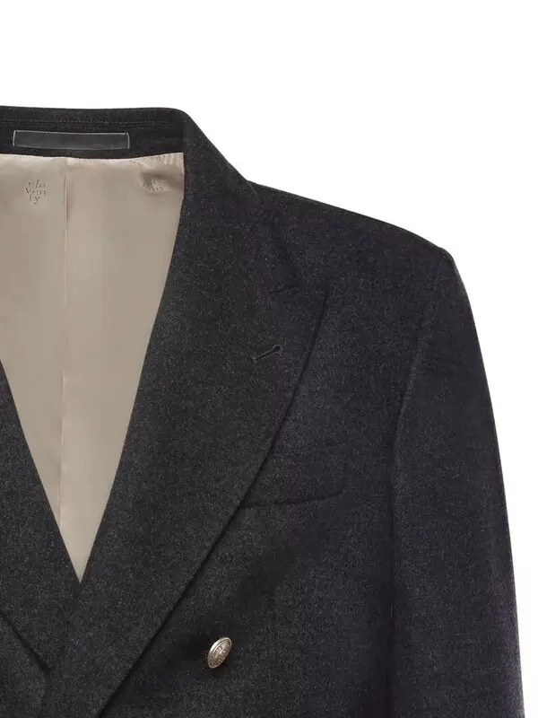Eleventy Double-breasted Jacket - Grey