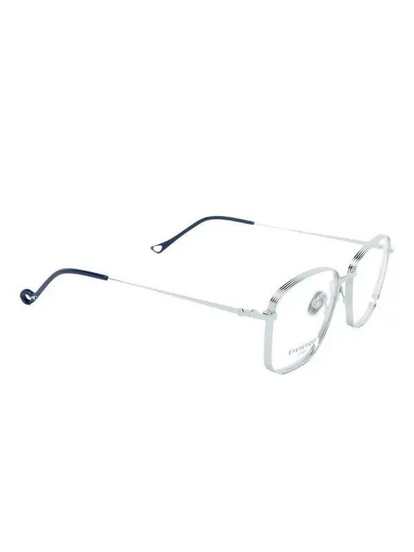 EYEPETIZER Square Frame Eyeglasses - Silver