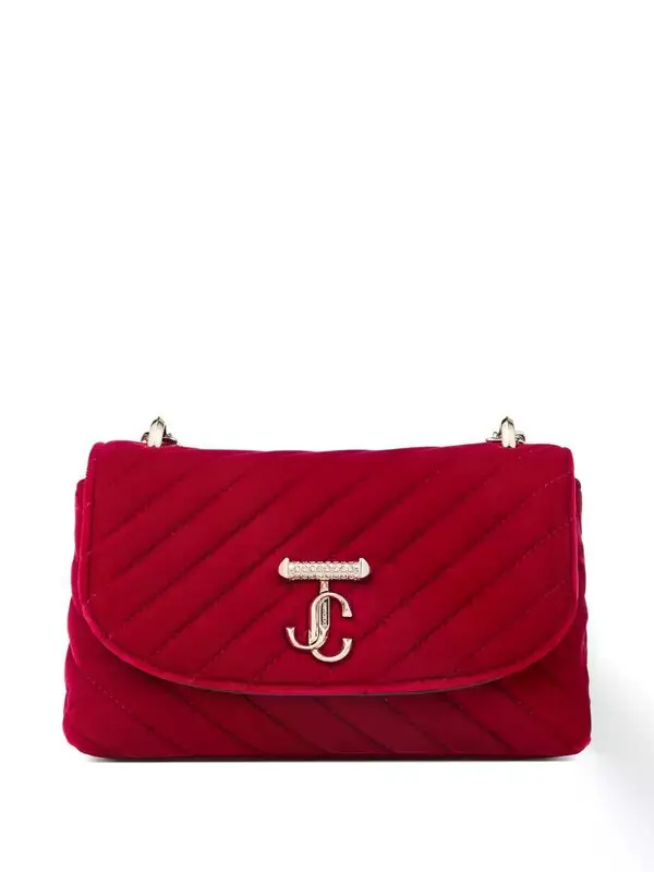 JIMMY CHOO Small Curve Cross Body Bag - Red