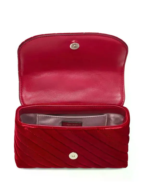 JIMMY CHOO Small Curve Cross Body Bag - Red
