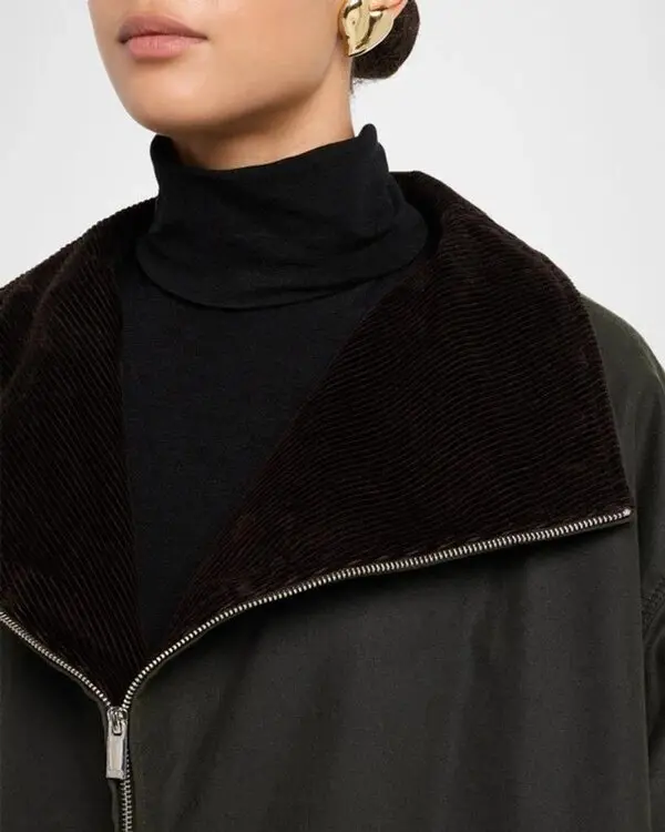 TOTEME Zipped Country Jacket - Forest