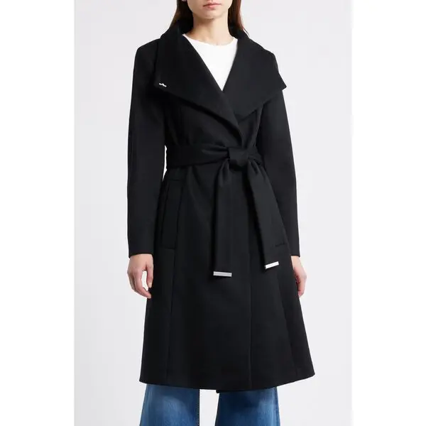 BOSS Calegan Wool & Cashmere Wrap Coat