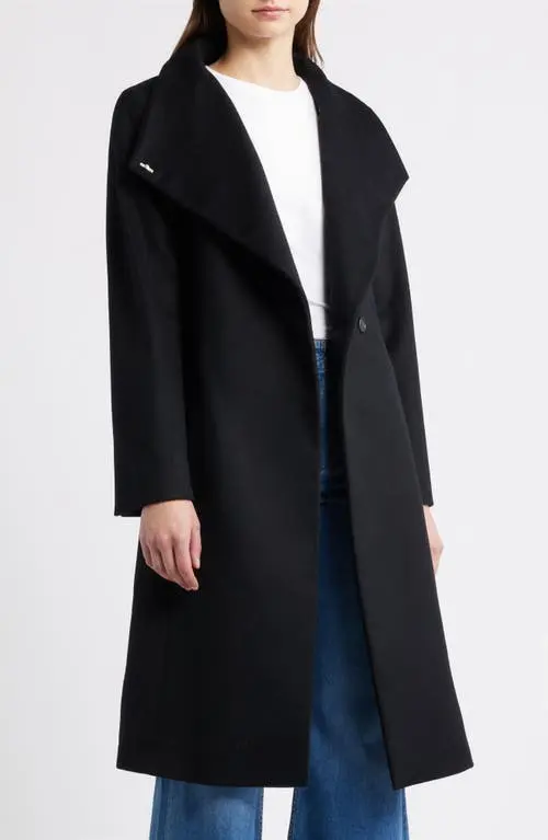 BOSS Calegan Wool & Cashmere Wrap Coat