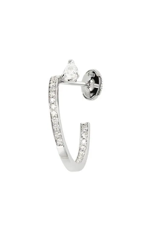 REPOSSI Serti Sur Vide Diamond Single Earring - White Gold
