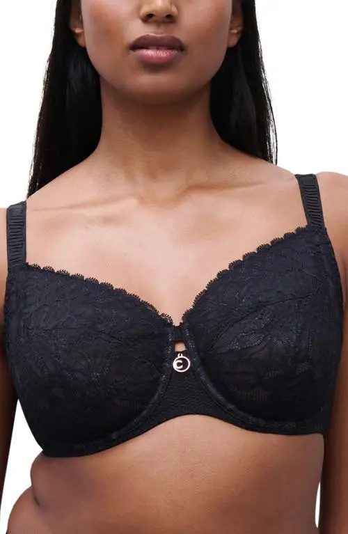Chantelle Sublime Full Coverage Underwire Bra - Black