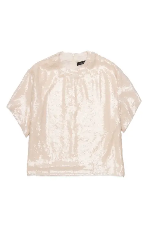 Deluc Sequin Top - Off White