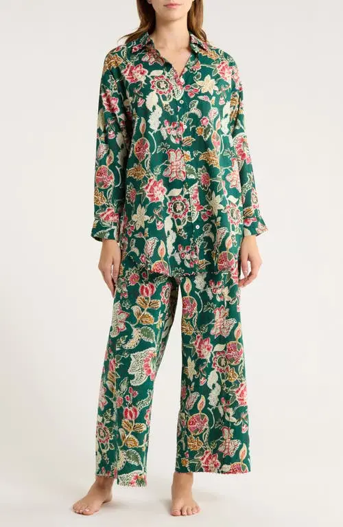 Chan Luu Oversize Shirt & Pants Cotton Pajamas