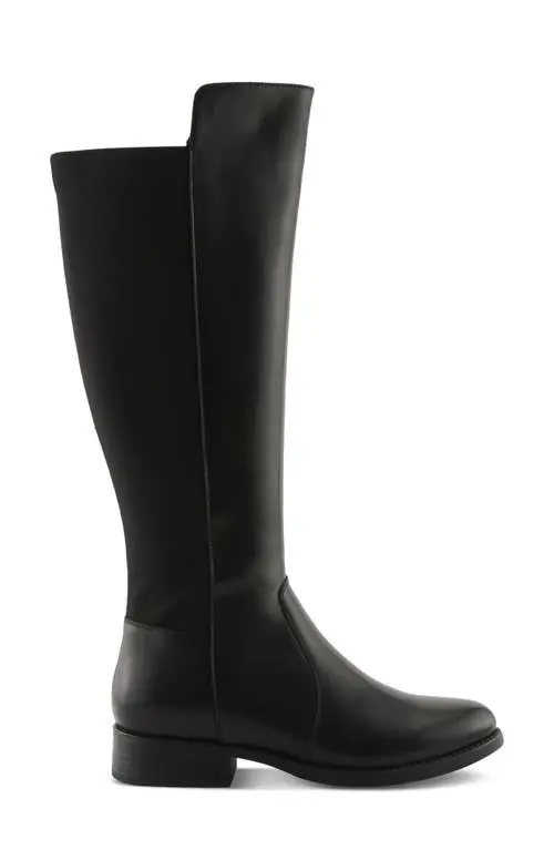 SPRING STEP SHOES Knee High Leather Boot - Black