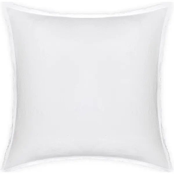 LANDS DOWNUNDER Linen Euro Sham - White