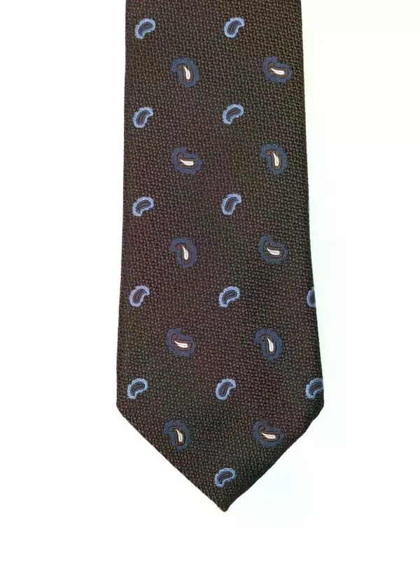 Zegna Silk Neck Tie - Brown