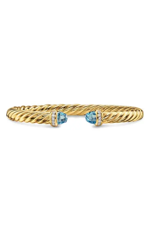 David Yurman Cablespira® Flex Bracelet - Blue Topaz
