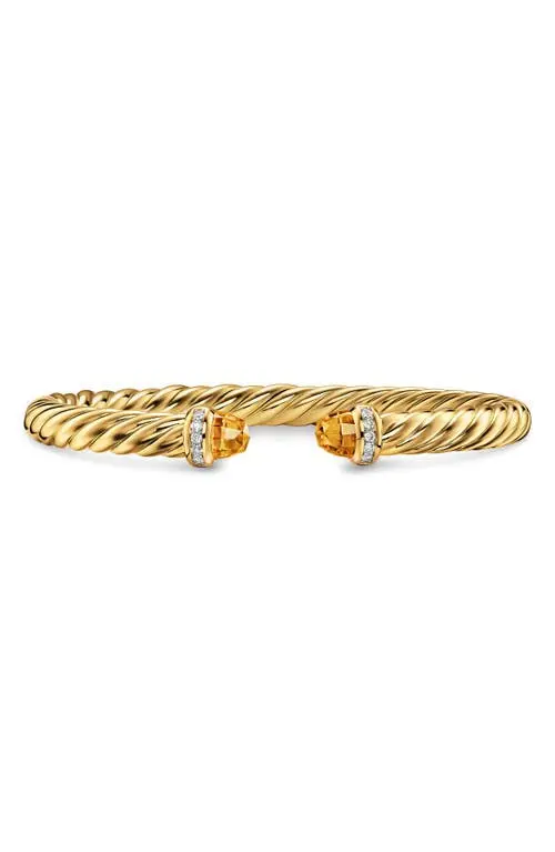David Yurman Cablespira® Flex Bracelet - Citrine