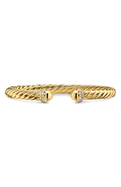 David Yurman Cablespira® Flex Bracelet - Gold Dome