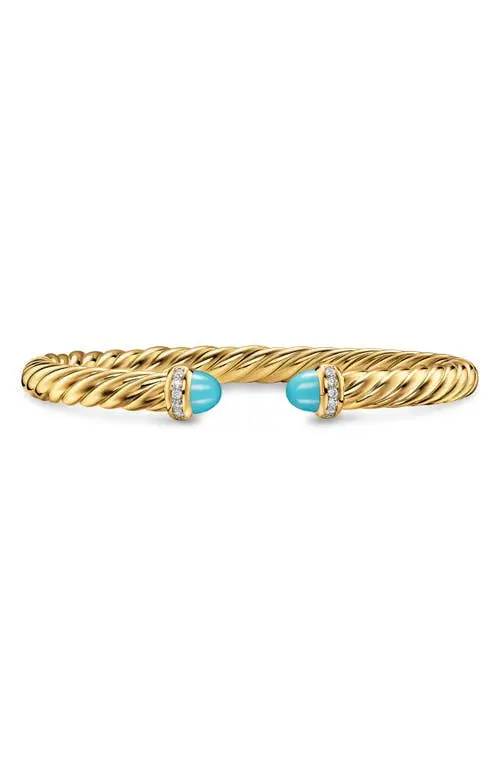 David Yurman Cablespira® Flex Bracelet - Turquoise