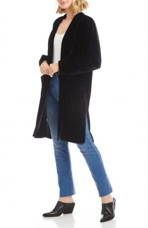 Karen Kane Velvet Duster