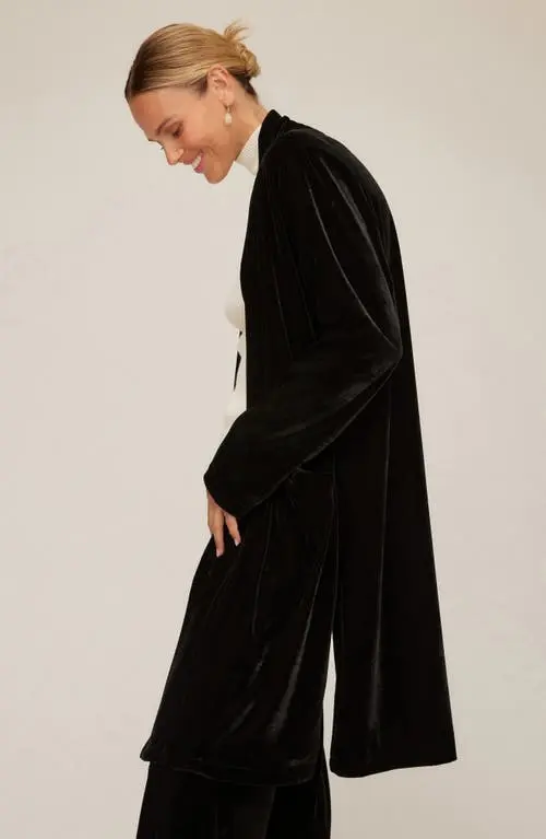 Karen Kane Velvet Duster