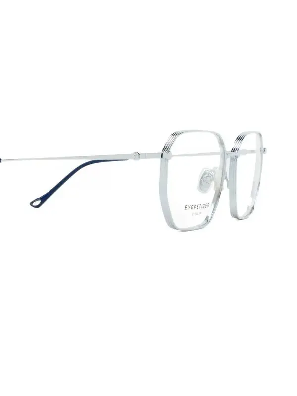 EYEPETIZER Geometric-frame Glasses - Silver