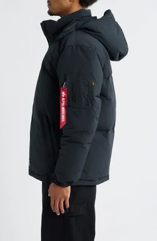 Alpha Industries Down & Feather Puffer Parka - Black