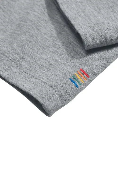 PRIMARY Long Sleeve Everyday Tee - Heather Gray