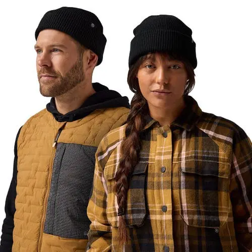 BACKCOUNTRY Capra Rolled Beanie - Black