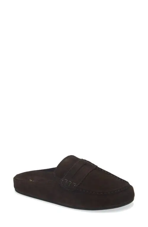 Jeffrey Campbell Miles Loafer Mule - Brown Suede